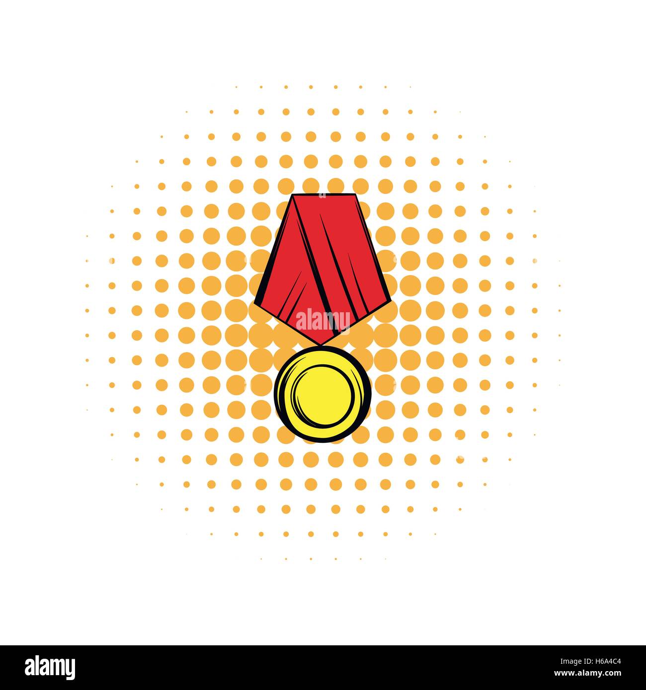 Medal comics icon Stock Vector Image & Art - Alamy