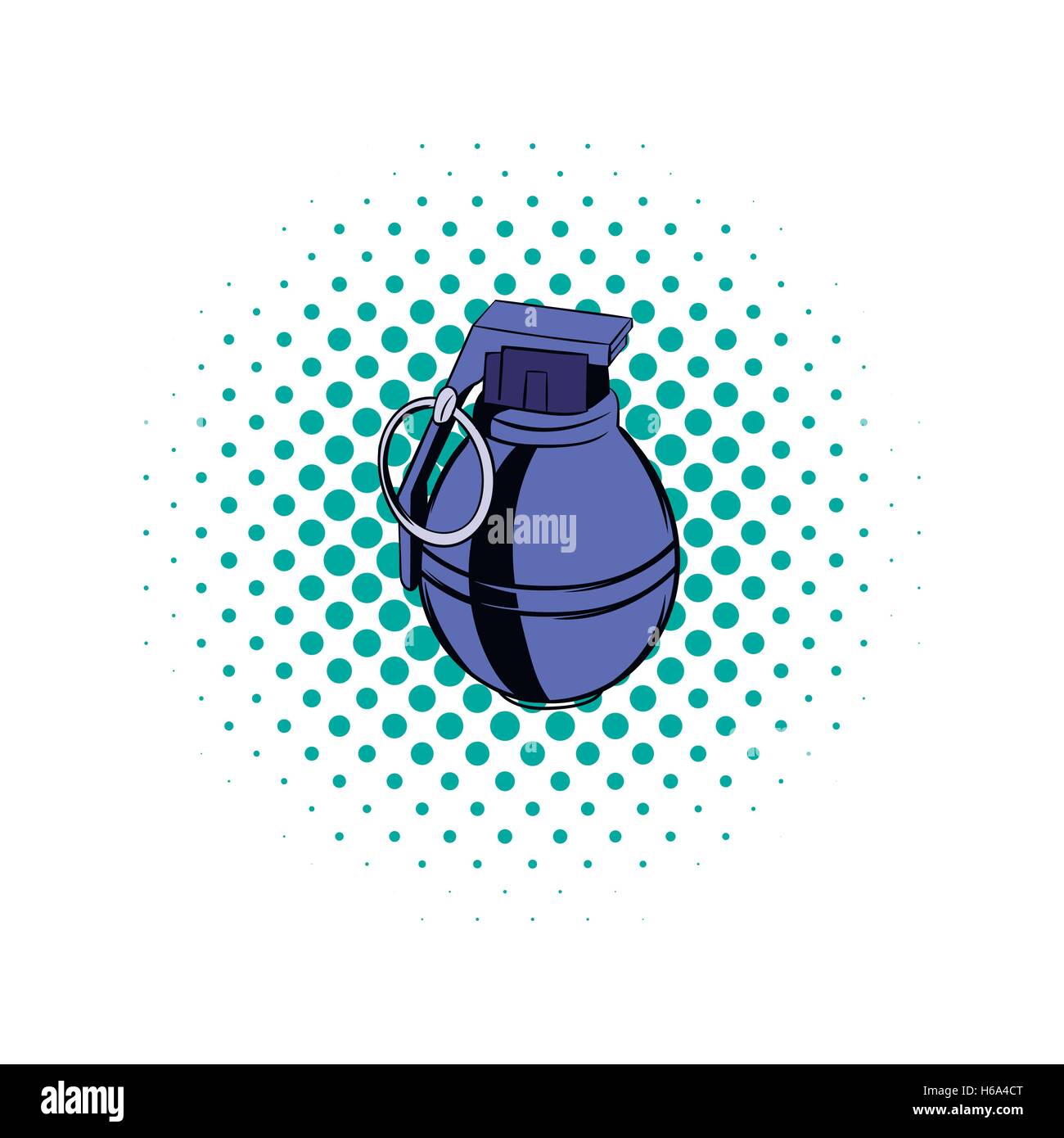 Grenade comics icon Stock Vector Image & Art - Alamy