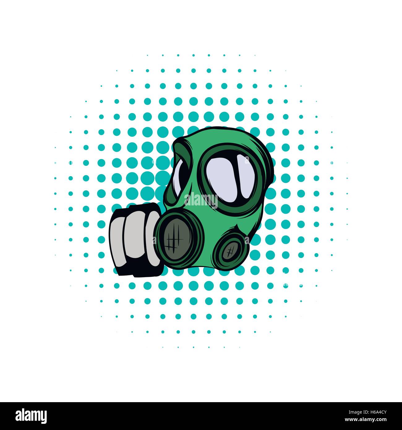 Gas mask comics icon Stock Vector Image & Art - Alamy