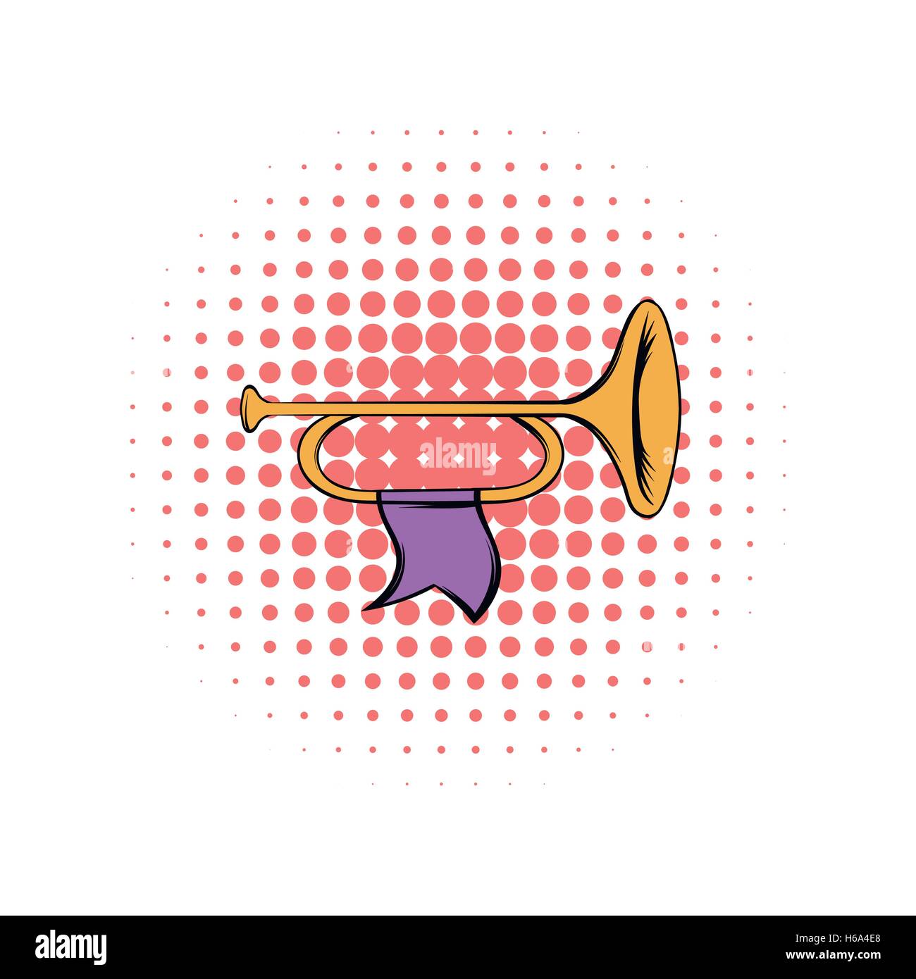 Trumpet medieval Cut Out Stock Images & Pictures - Alamy