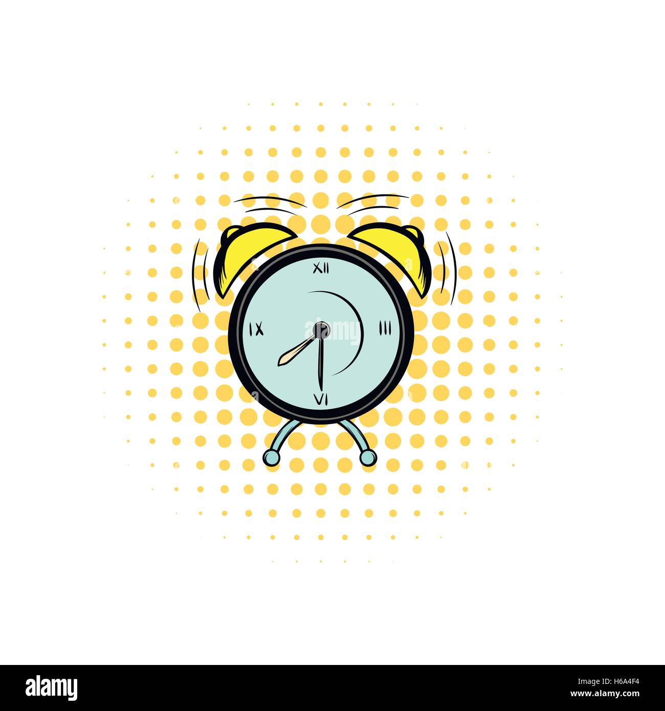Alarm clock comics icon Stock Vector Image & Art - Alamy