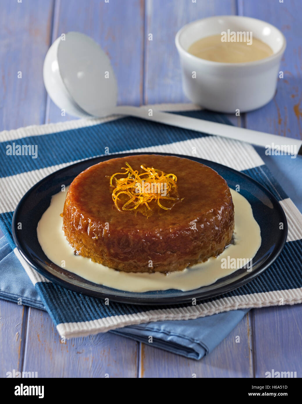 Malva pudding. South African dessert Stock Photo - Alamy