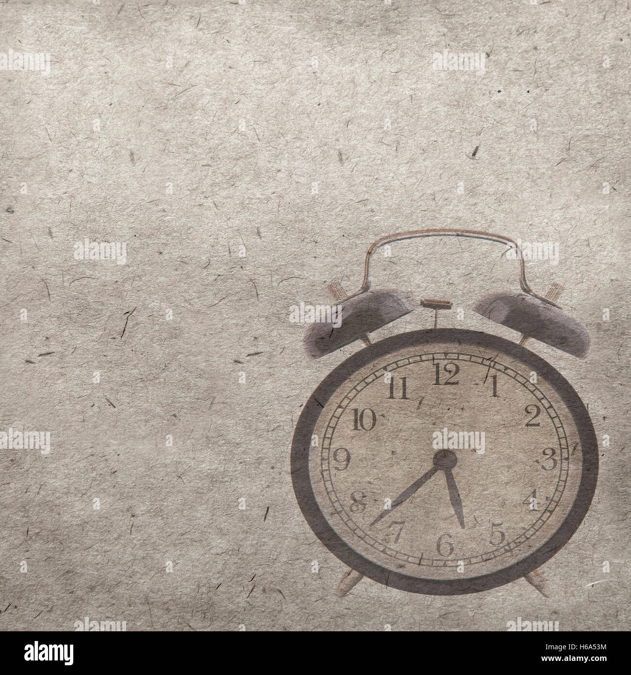 vintage wallpaper background with clock Stock Photo - Alamy