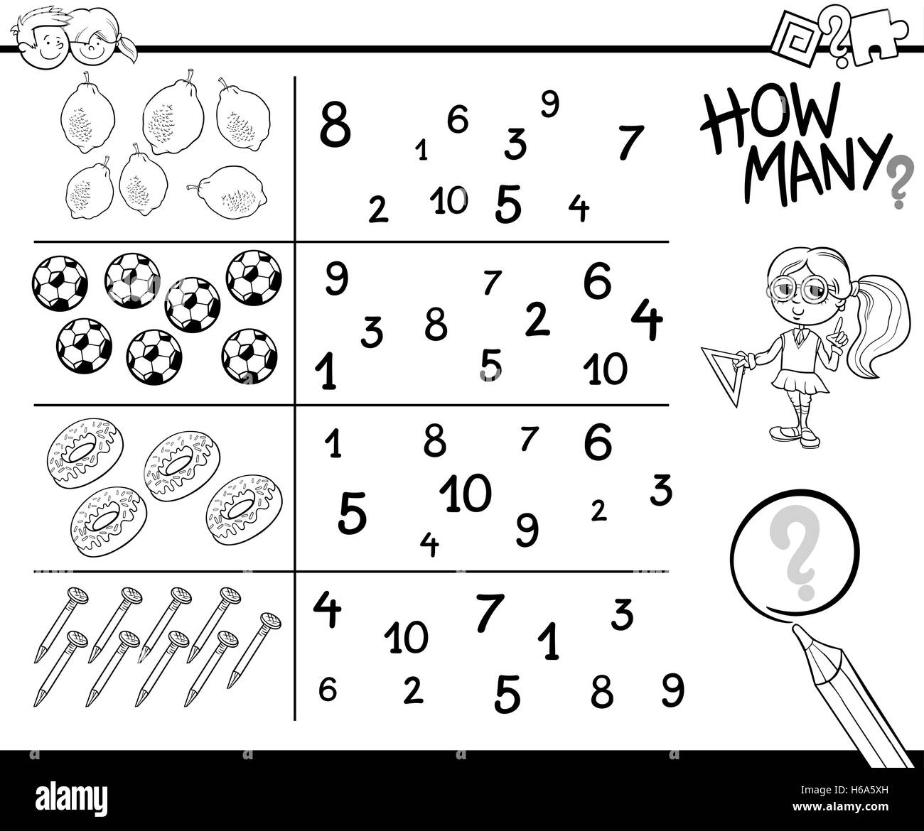 Preschool Children Clipart Black And White