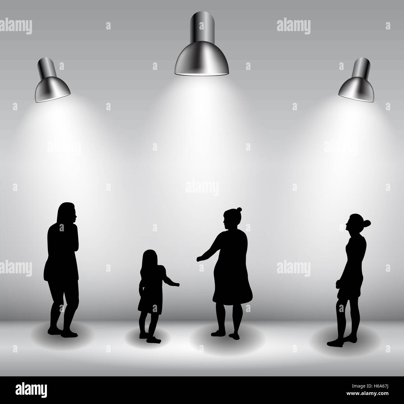 Couple painting room Stock Vector Images - Alamy