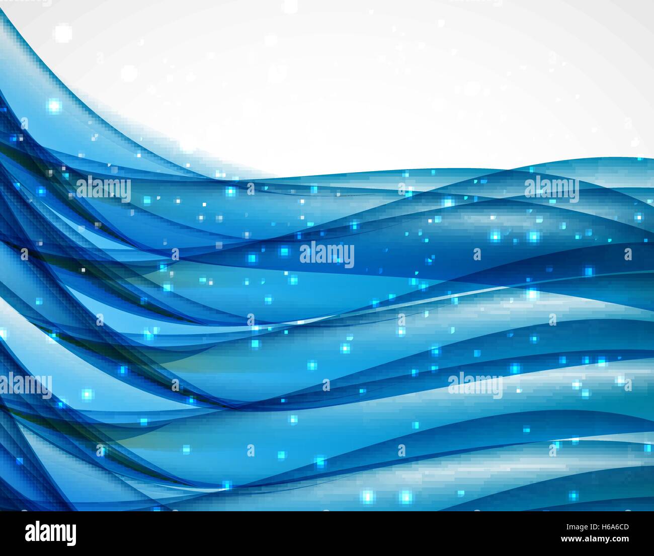 Abstract Colored Wave Background. Vector Illustration Stock Vector ...