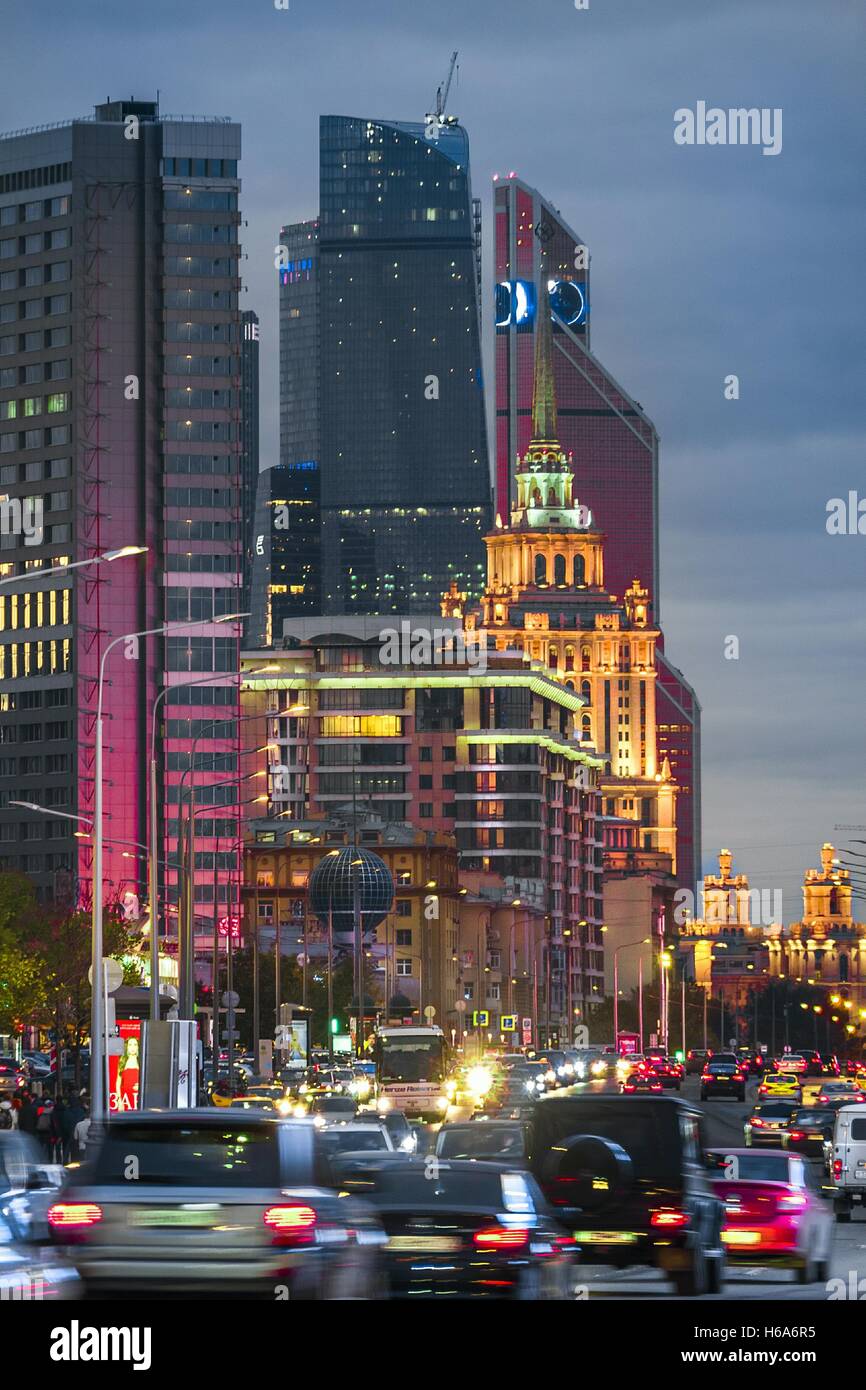 Modern novy arbat hi-res stock photography and images - Alamy