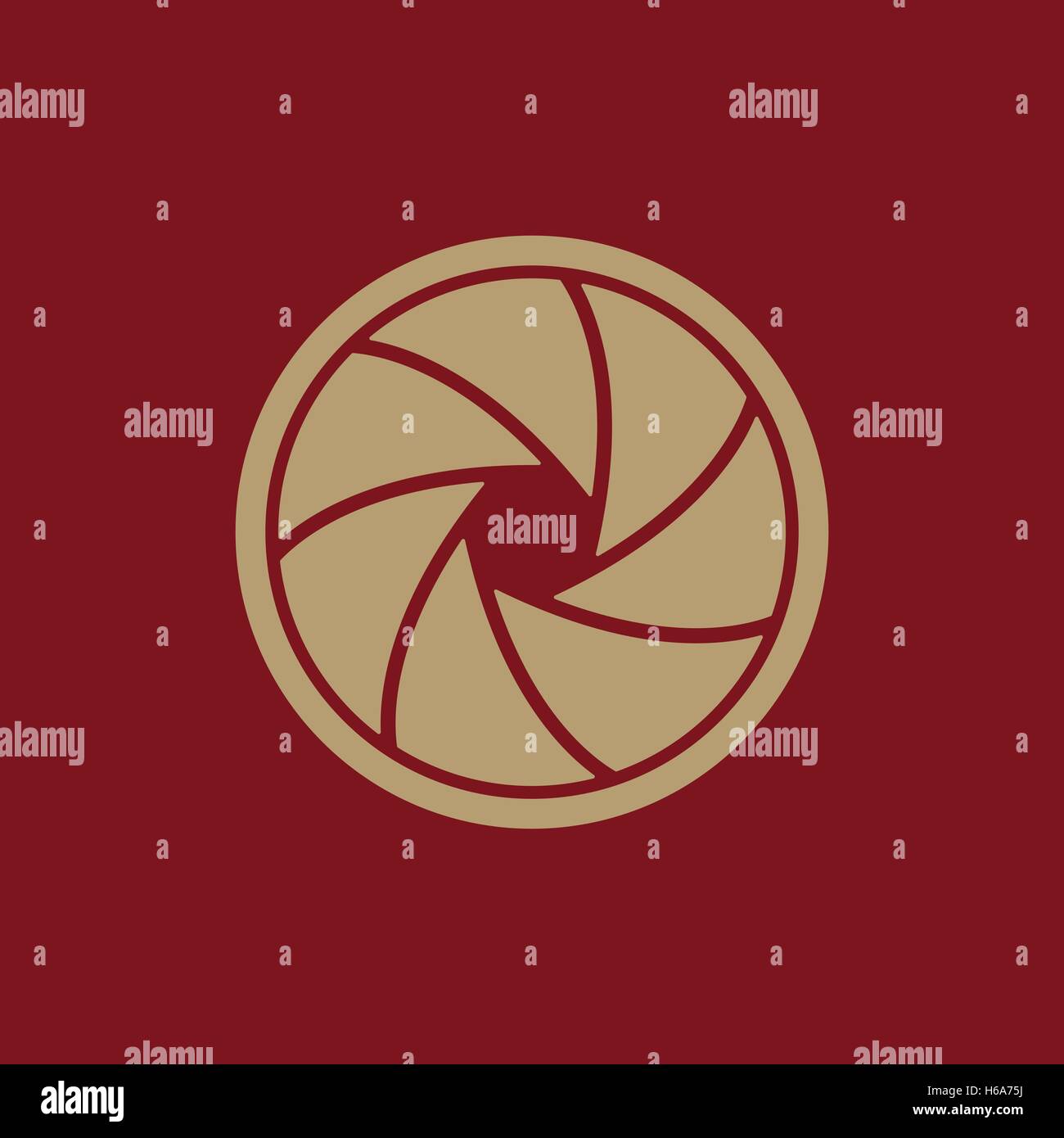 Objective lens camera front view Stock Vector Images - Alamy