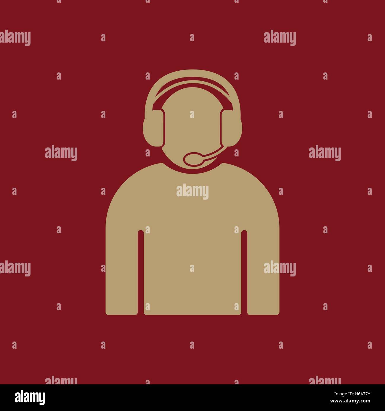 Customer support phone operator Stock Vector Images - Alamy