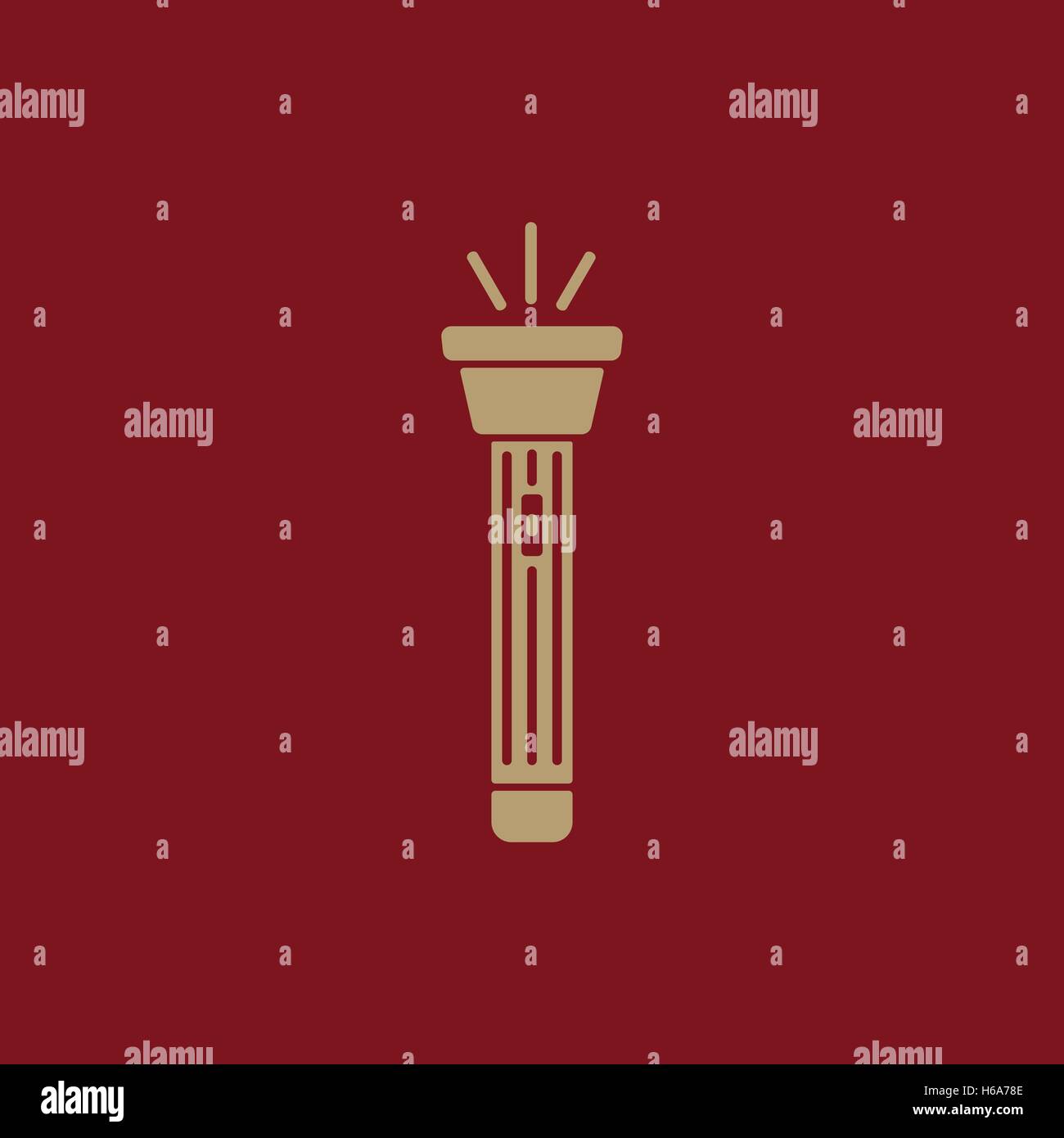 The flashlight icon. Torch symbol. Flat Stock Vector Image & Art - Alamy