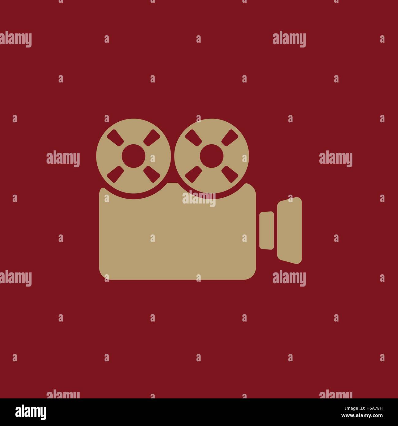 The video camera icon. Camcorder symbol. Flat Stock Vector Image & Art ...