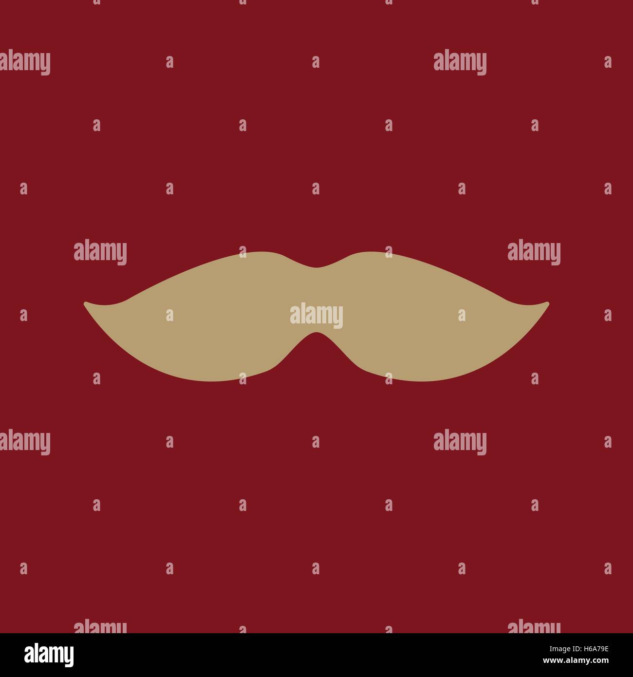 The moustache icon. Whisker symbol. Flat Stock Vector Image & Art - Alamy