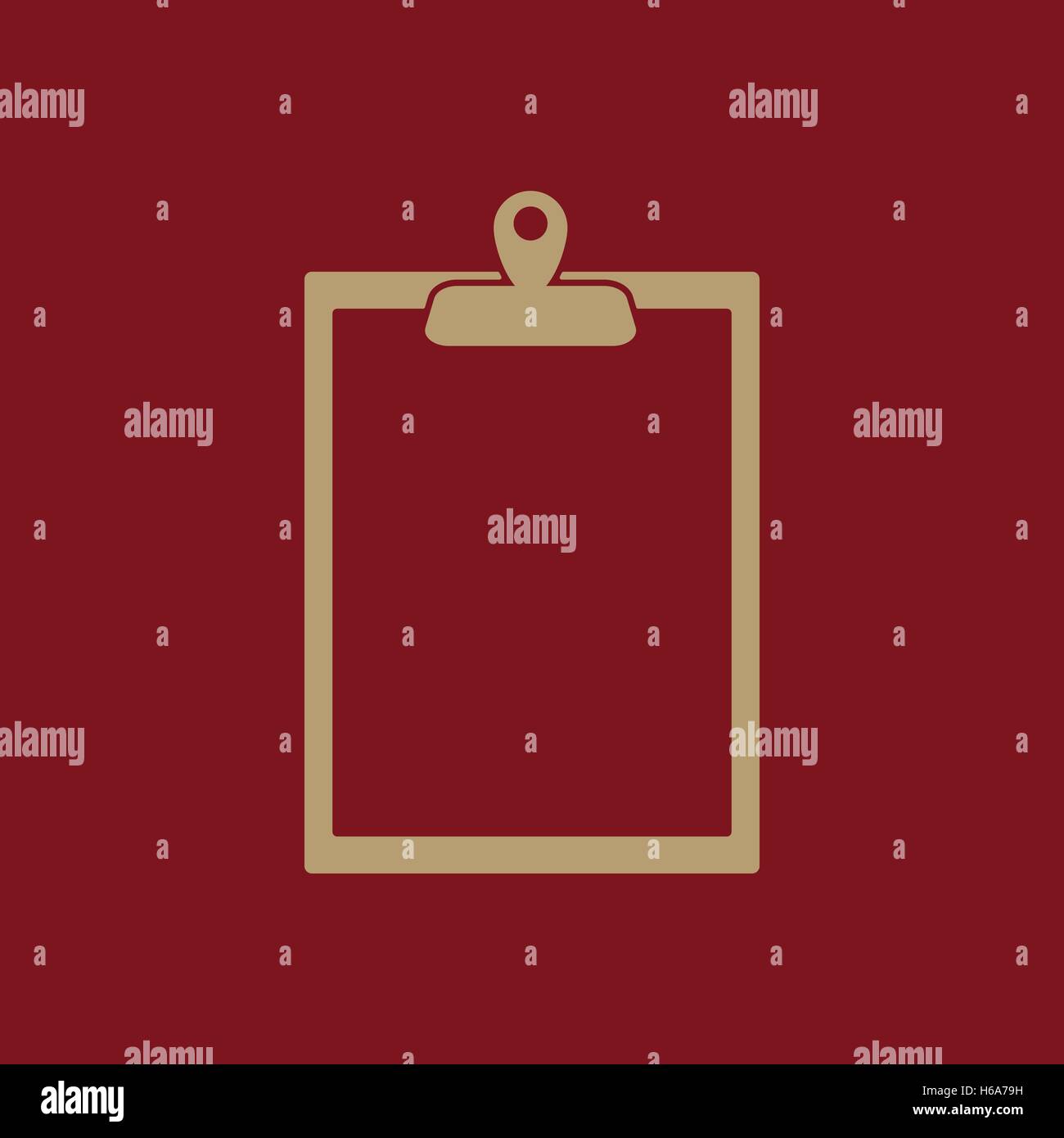 The clipboard icon. Paperwork symbol. Flat Stock Vector Image & Art - Alamy