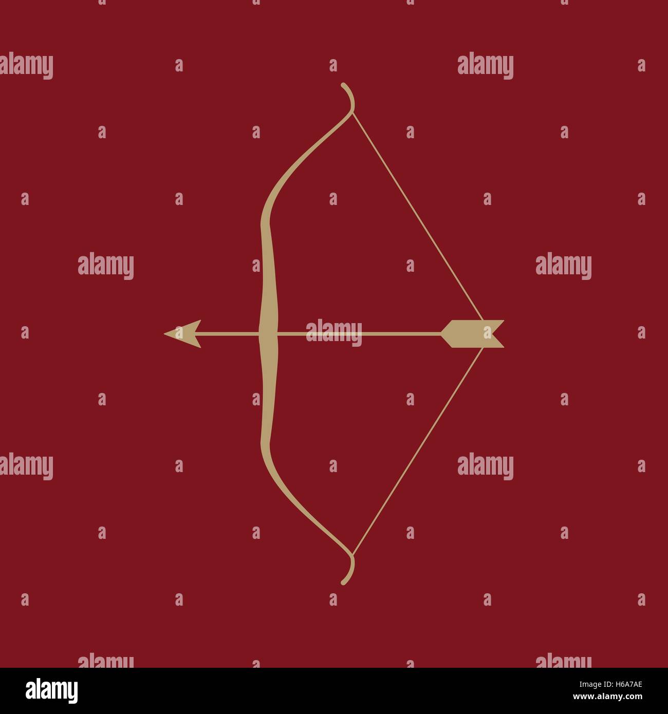 The bow icon. Bow symbol. Flat Stock Vector Image & Art - Alamy