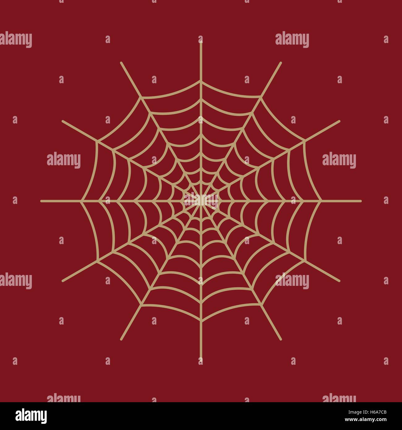 The spiderweb icon. Web symbol. Flat Stock Vector Image & Art - Alamy