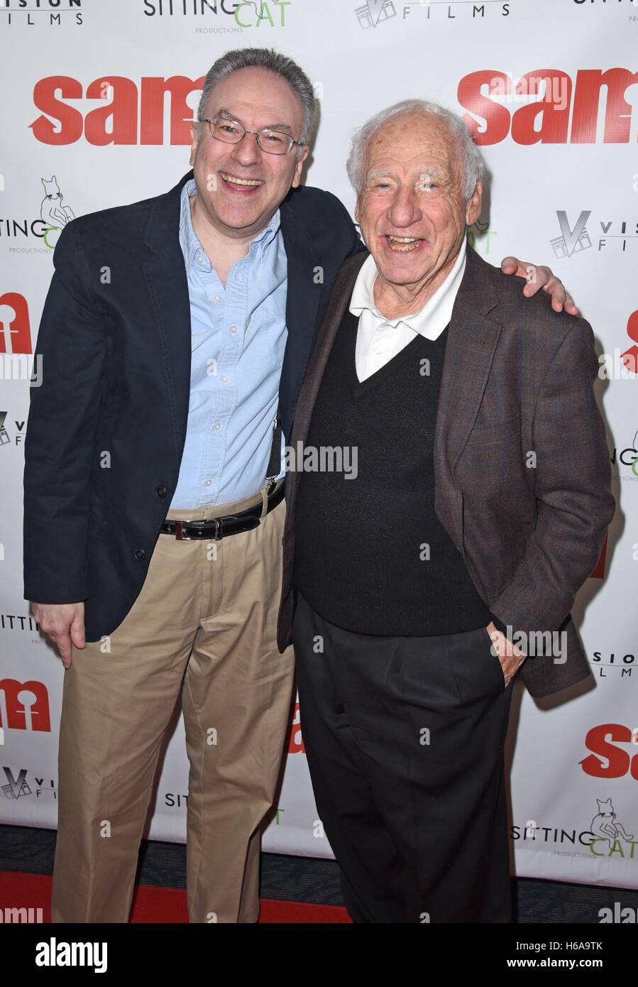 New York, NY, USA. 25th Oct, 2016. Nicholas Brooks, Mel Brooks at ...