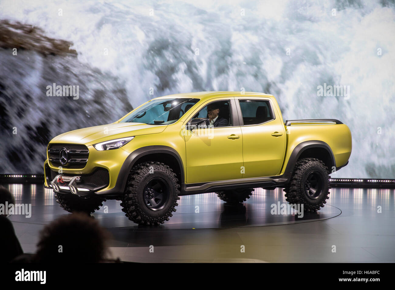 Stockholm, Sweden. 25th Oct, 2016. A concept vehicle, type Mercedes ...