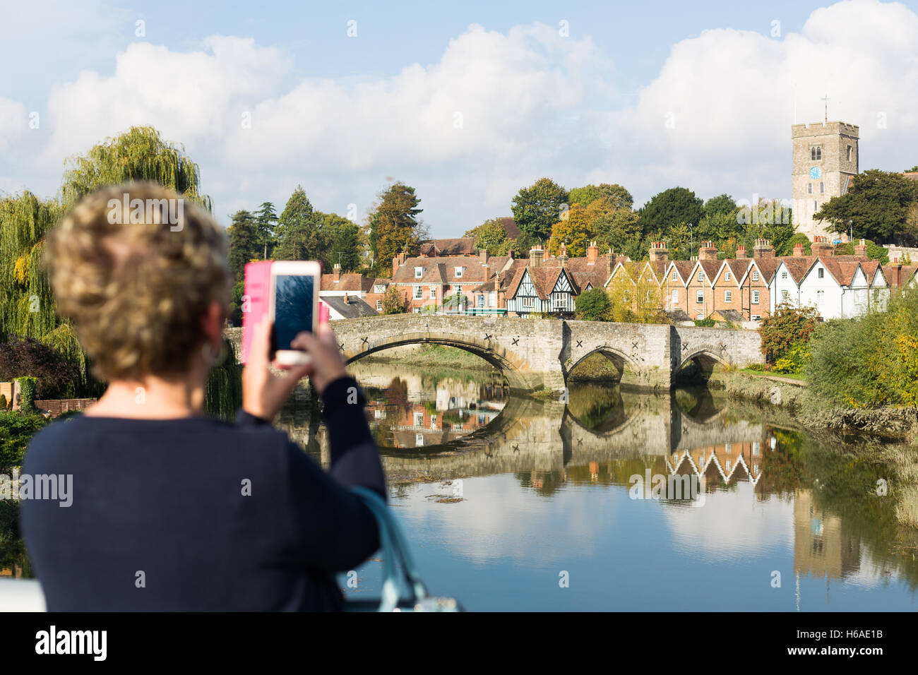 Aylesford Bridge on the River Medway Stock Photo - Alamy
