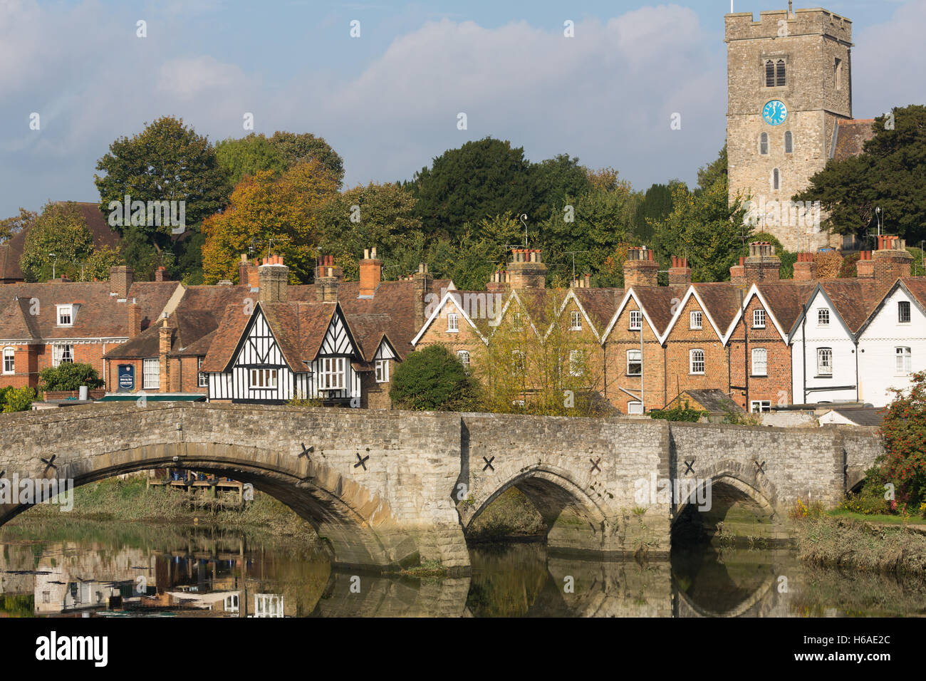 Aylesford Bridge on the River Medway Stock Photo - Alamy