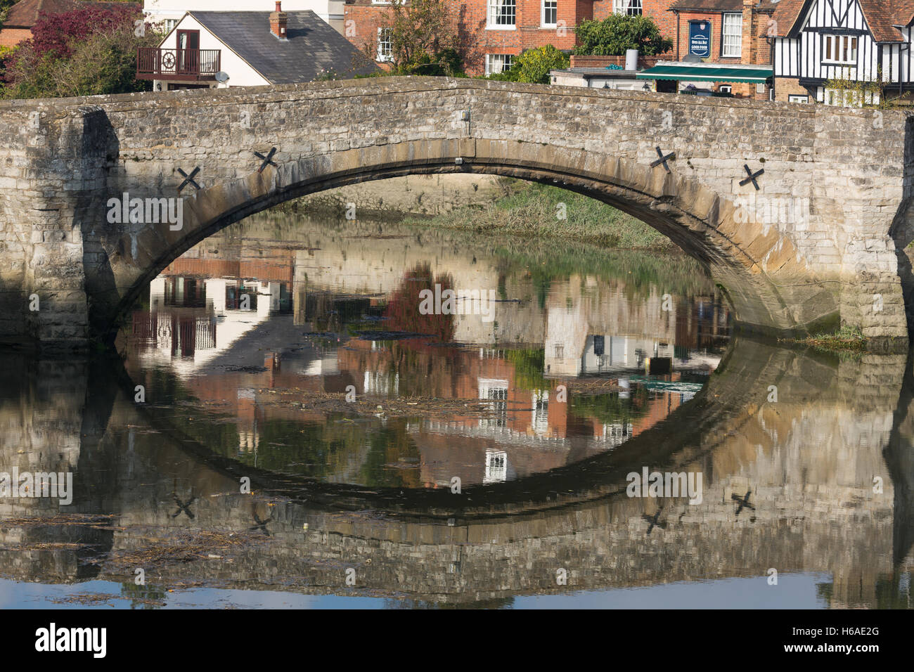 Aylesford Bridge on the River Medway Stock Photo - Alamy