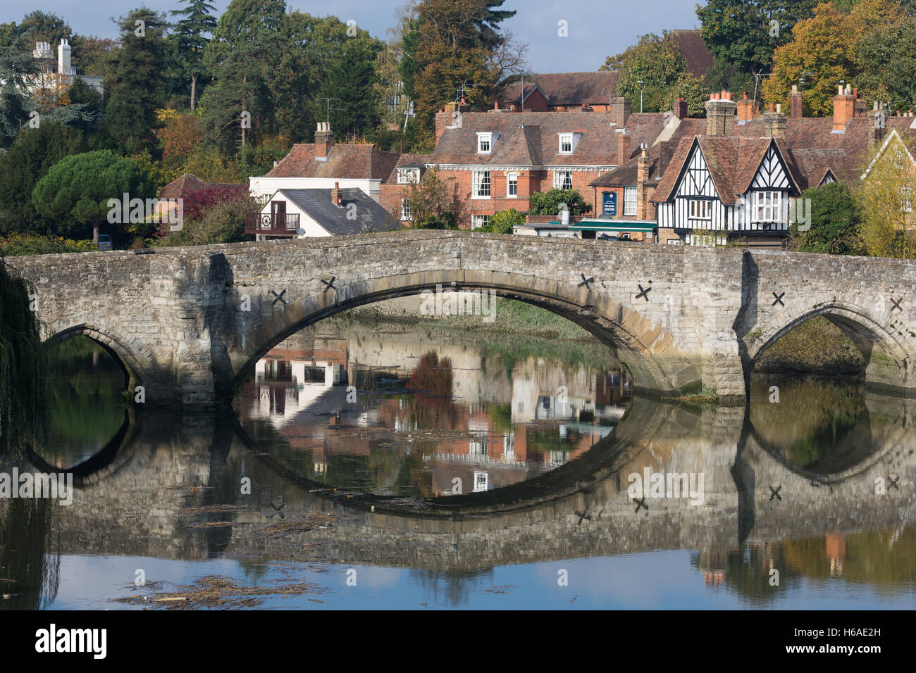 Aylesford Bridge on the River Medway Stock Photo - Alamy