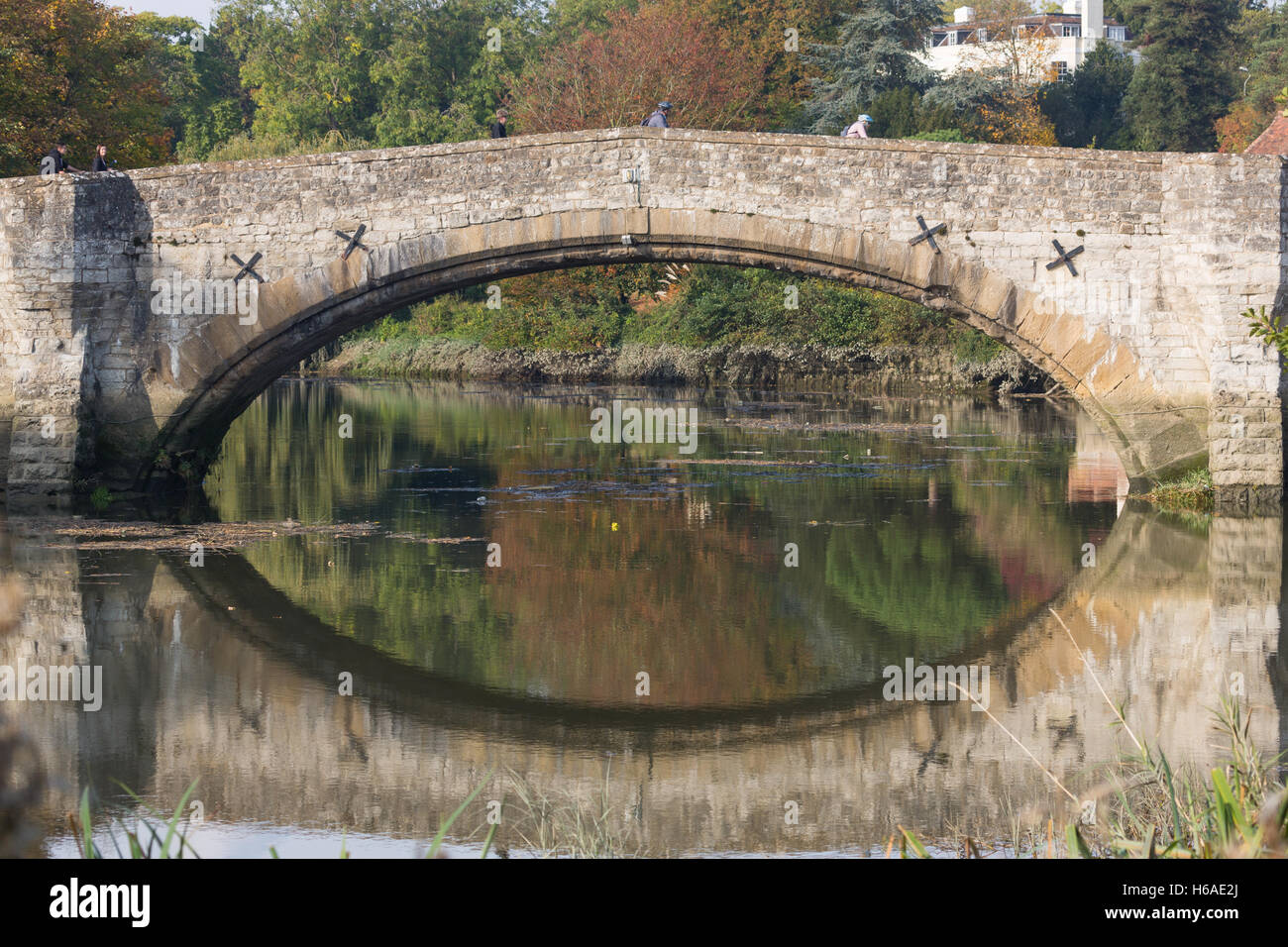 Aylesford Bridge on the River Medway Stock Photo - Alamy