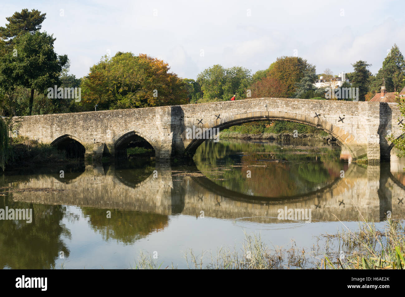 Aylesford Bridge on the River Medway Stock Photo - Alamy