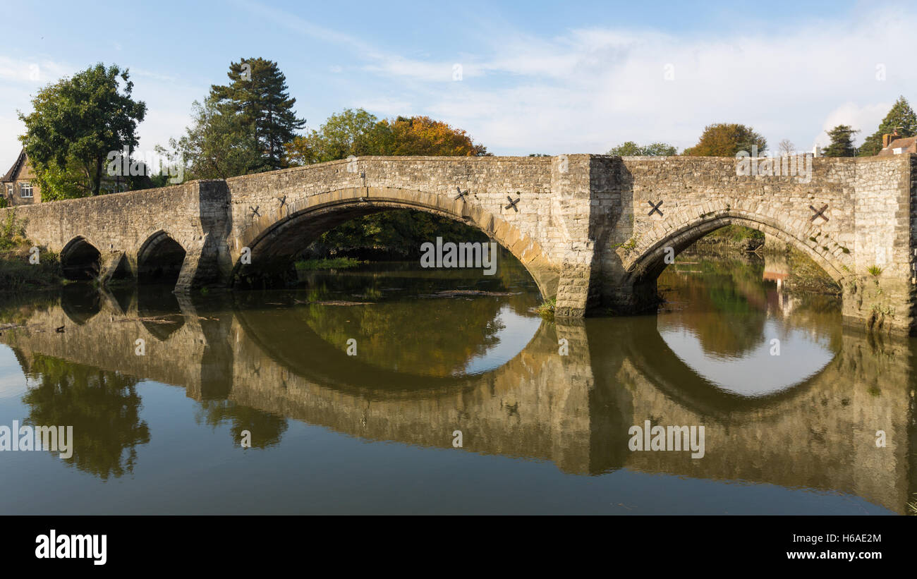 Aylesford Bridge on the River Medway Stock Photo - Alamy
