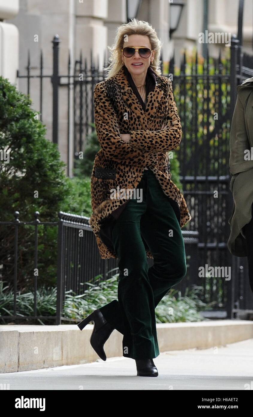 New York, NY, USA. 25th Oct, 2016. Cate Blanchett on location for OCEAN ...