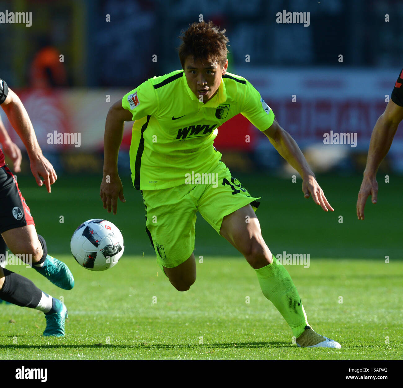 Ja Cheol Koo From Augsburg In Action During The German Bundesliga