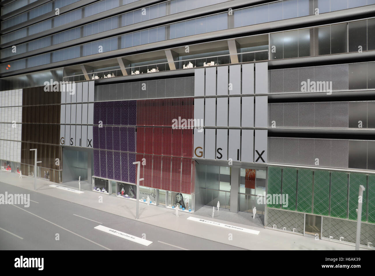 Tokyo, Japan. 26th Oct, 2016. This picture shows a scale model of the ...