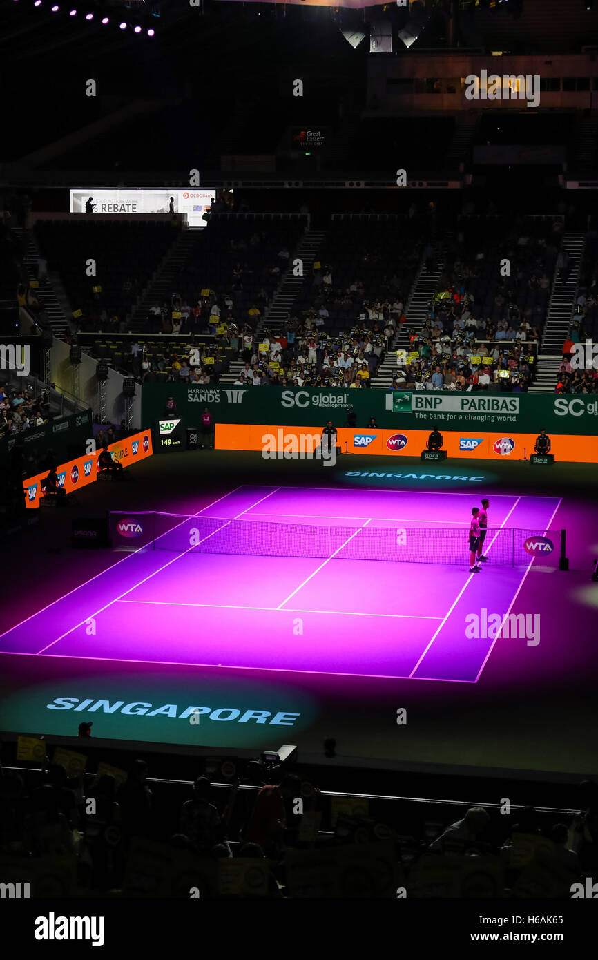 Singapore indoor stadium, Singapore. 26th October, 2016. BNP Paribas ...