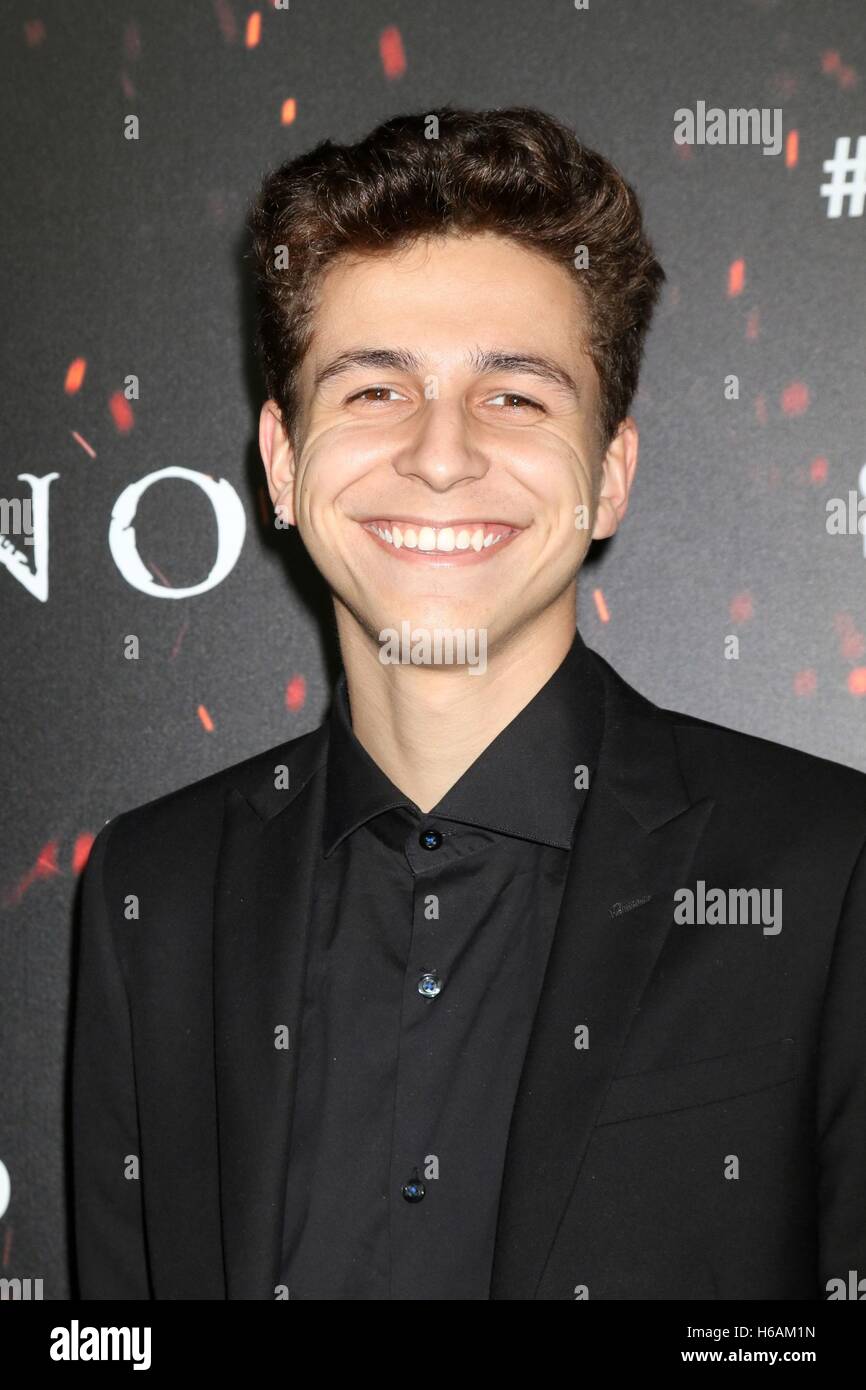 Los Angeles, CA, USA. 25th Oct, 2016. Gabe Erwin at arrivals for ...