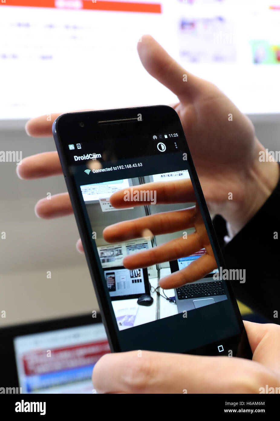 Tokyo, Japan. 27th Oct, 2016. Japanese electronics giant Hitachi ...