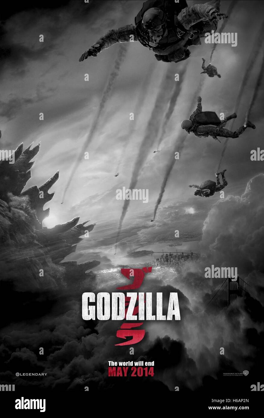 Godzilla 2014 Poster High Resolution Stock Photography and Images - Alamy