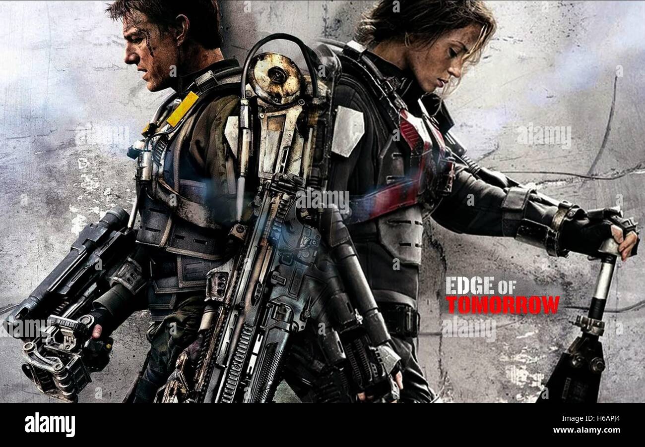 Emily Blunt And Tom Cruise In Edge Of Tomorrow Poster