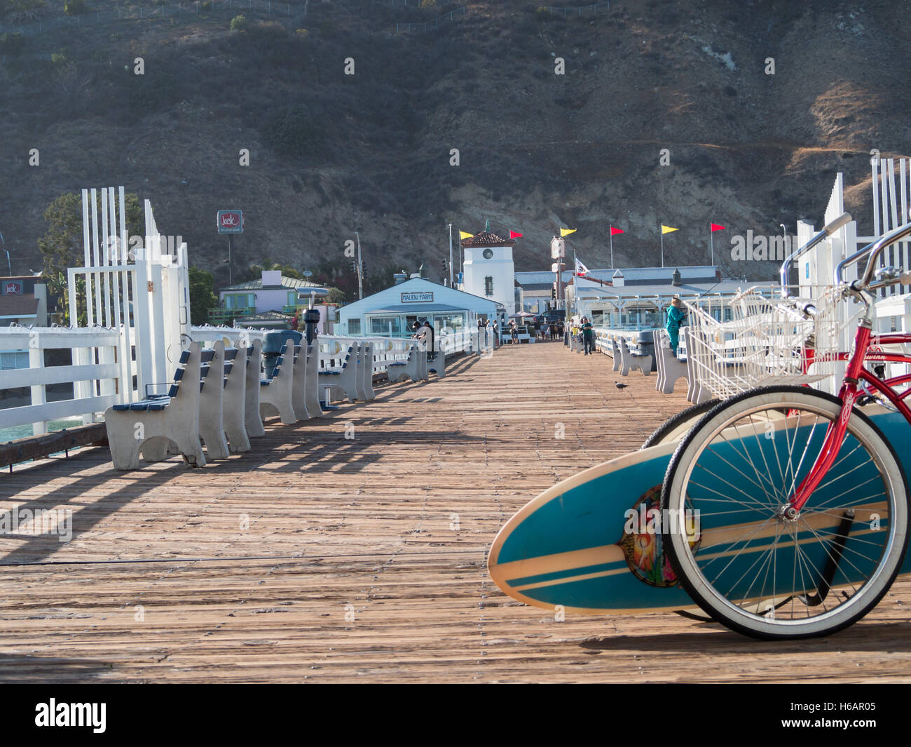 Malibu pier hi-res stock photography and images - Alamy