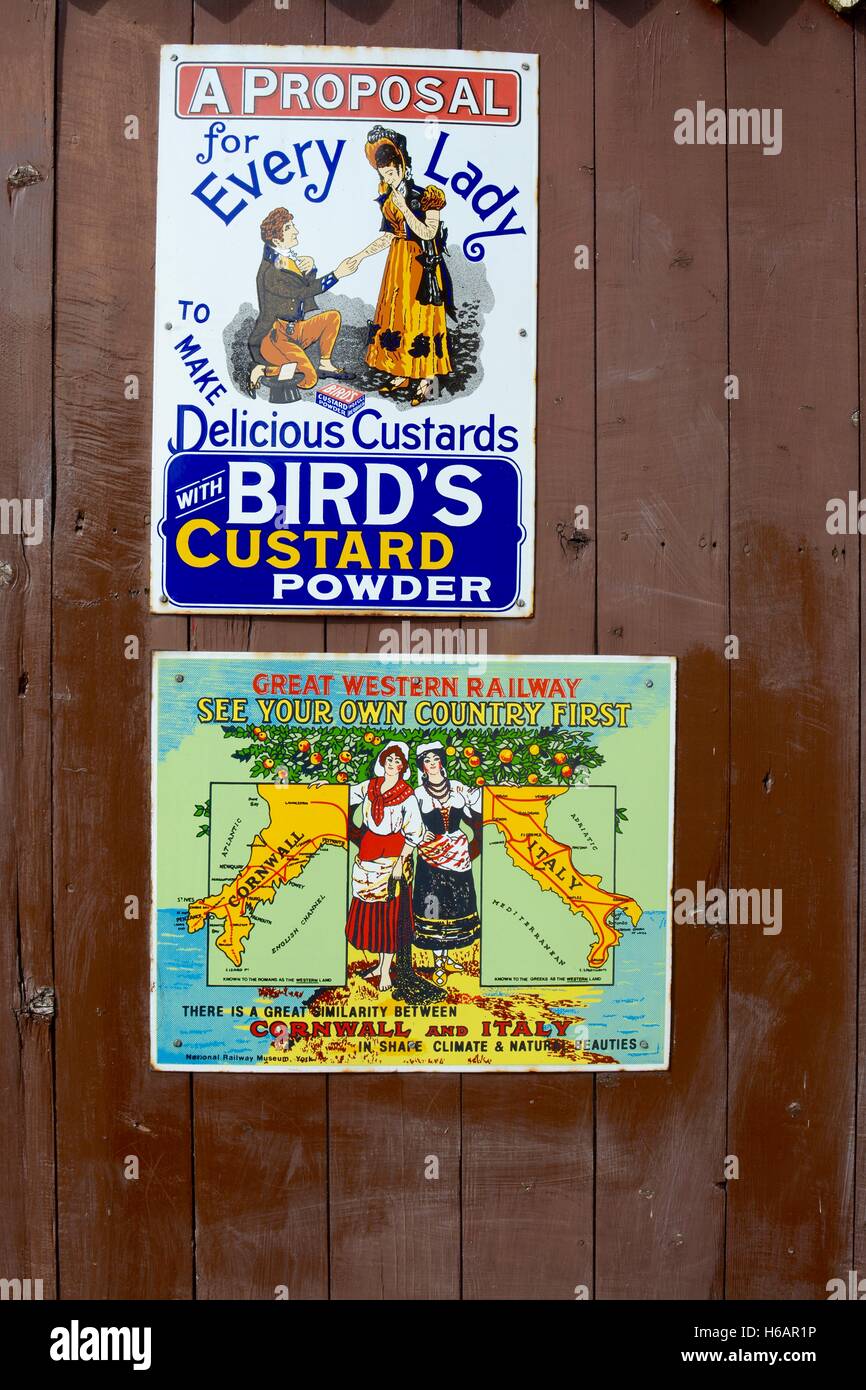 Old railway signs hi-res stock photography and images - Alamy