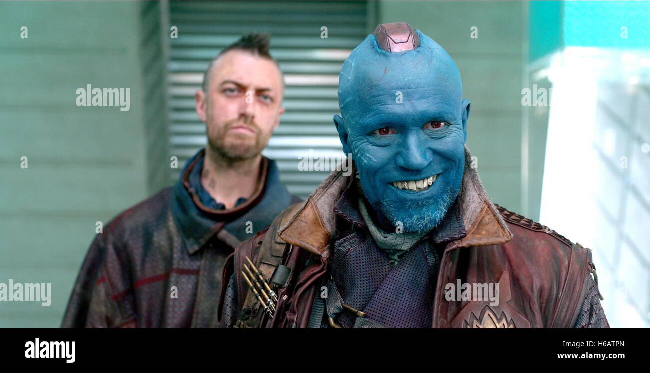 SEAN GUNN & MICHAEL ROOKER GUARDIANS OF THE GALAXY (2014 Stock Photo ...