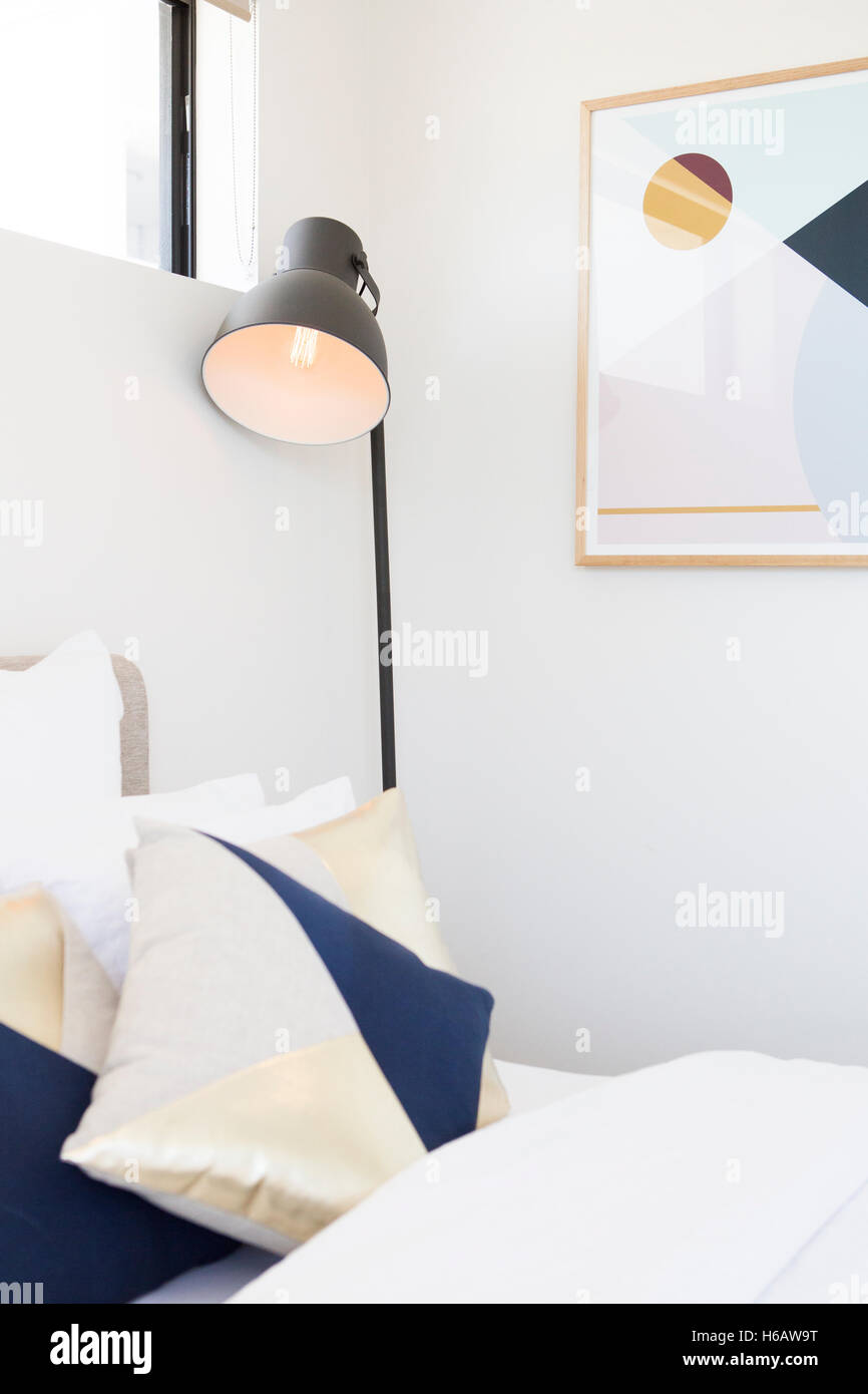Modern Styled Apartment Condo. Light Bright airy feel Stock Photo - Alamy