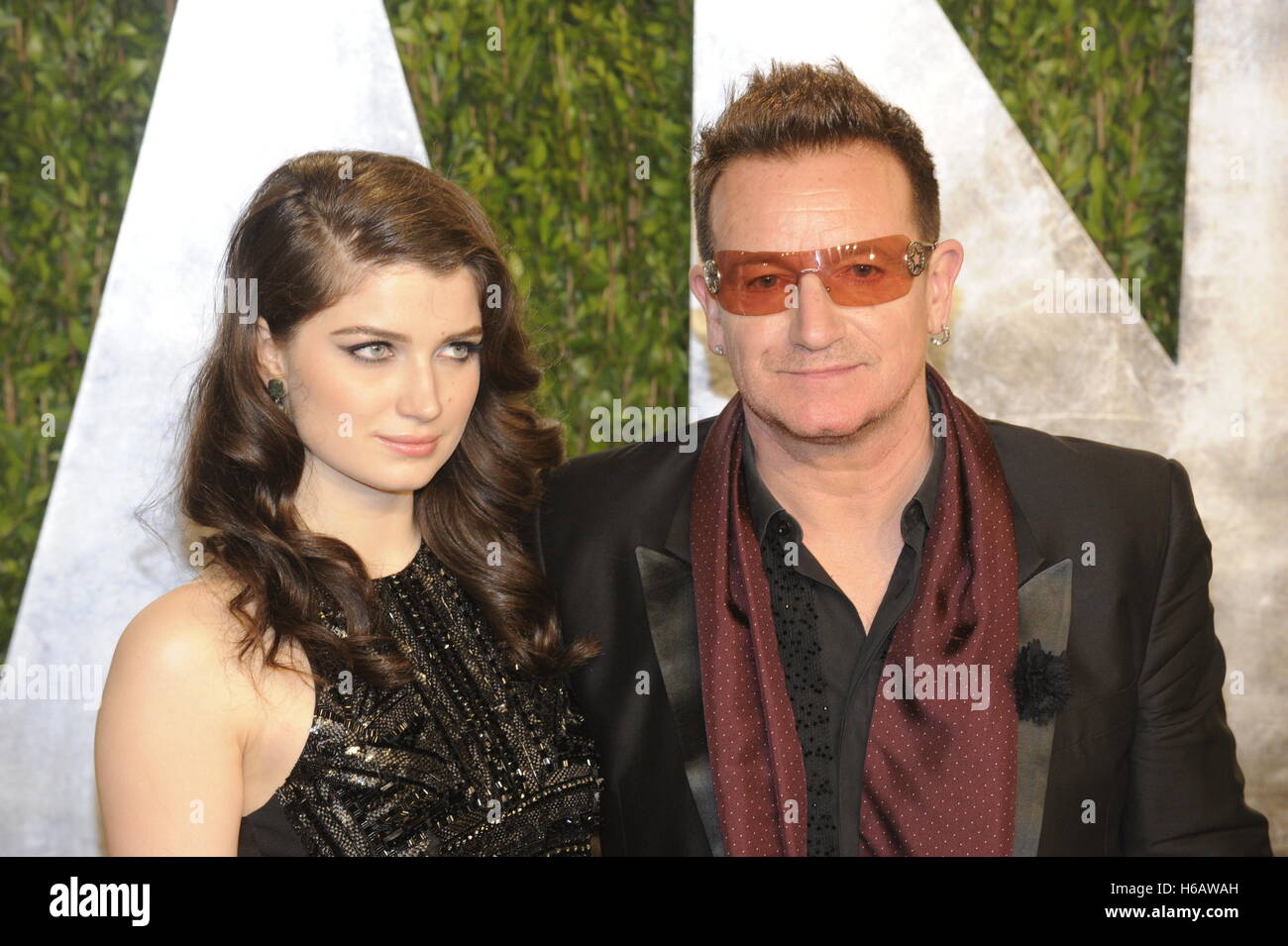 Bono and daughter Eve Hewson arrives for the 2013 Vanity Fair Oscar ...