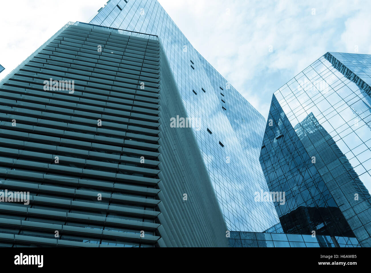 Gigantic skyscrapers from below Stock Photo - Alamy