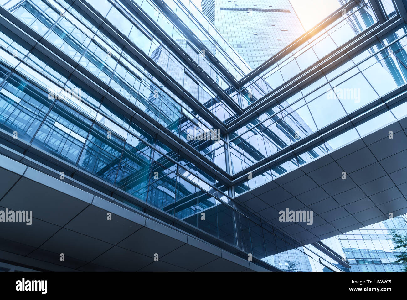 Gigantic skyscrapers from below Stock Photo - Alamy