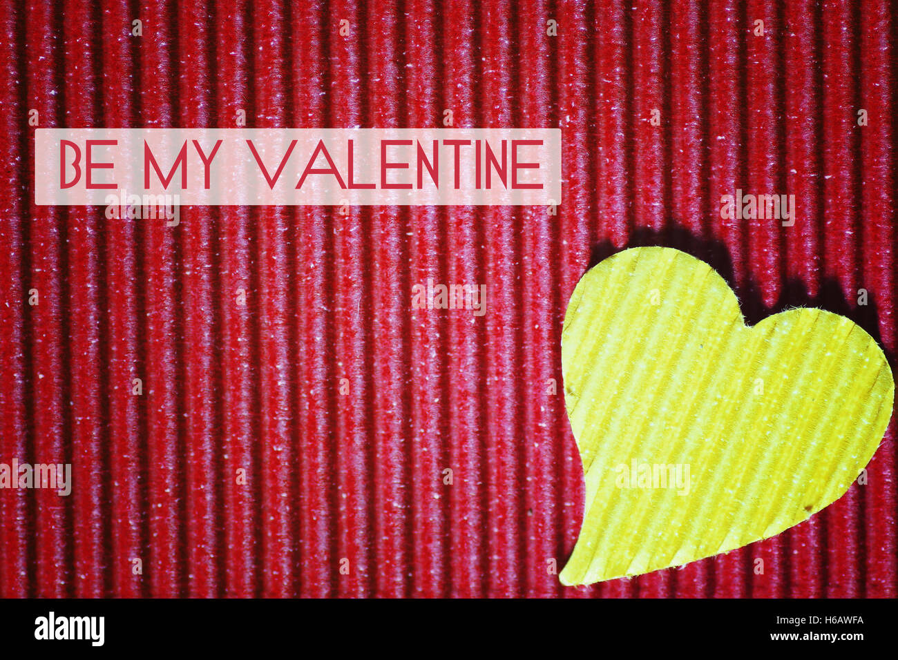 Cardboard heart shape Stock Photo - Alamy