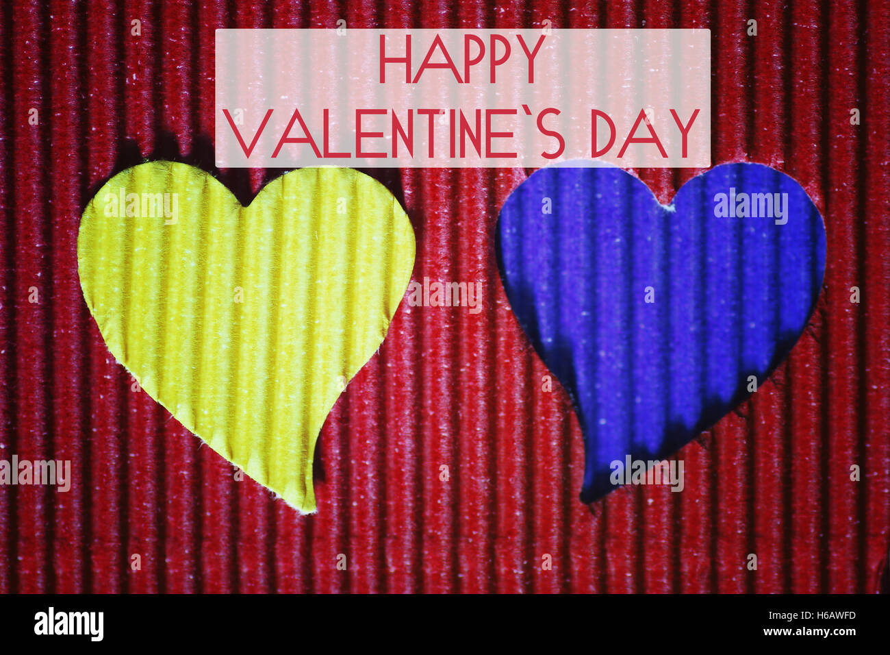 Cardboard heart shape Stock Photo - Alamy