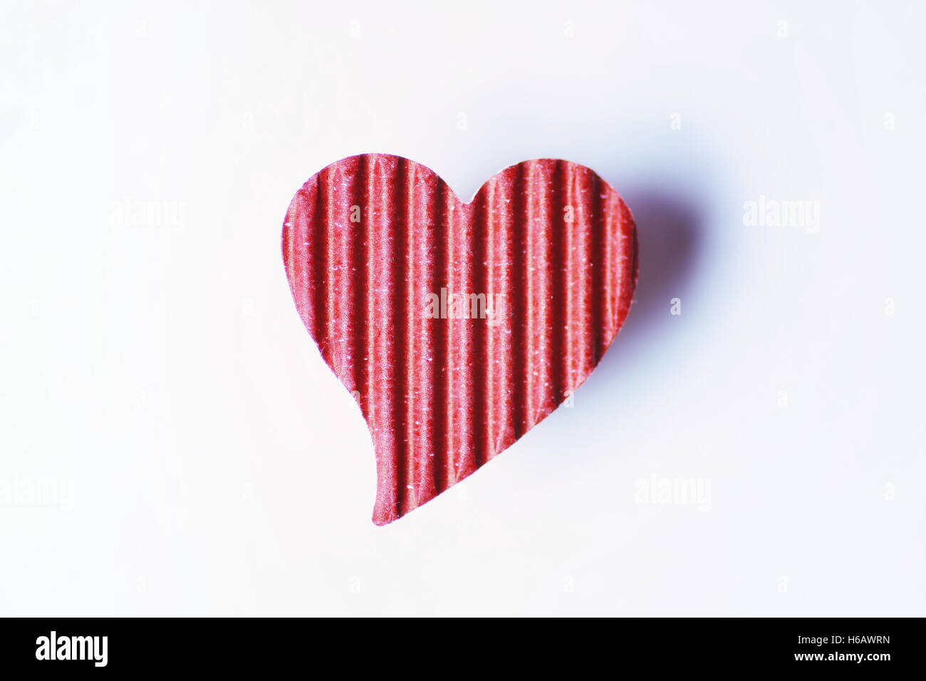 Cardboard heart shape Stock Photo - Alamy