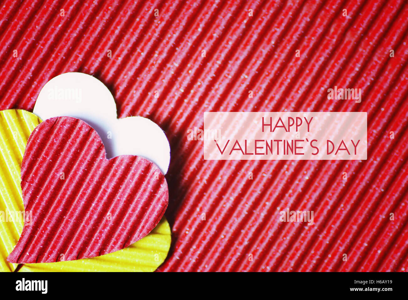 Cardboard heart shape Stock Photo - Alamy