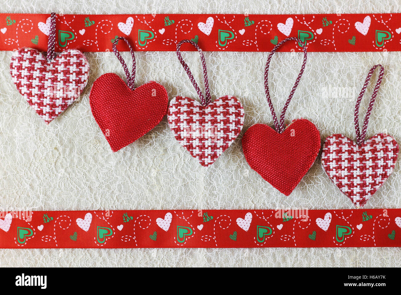 heart background fabric Stock Photo - Alamy
