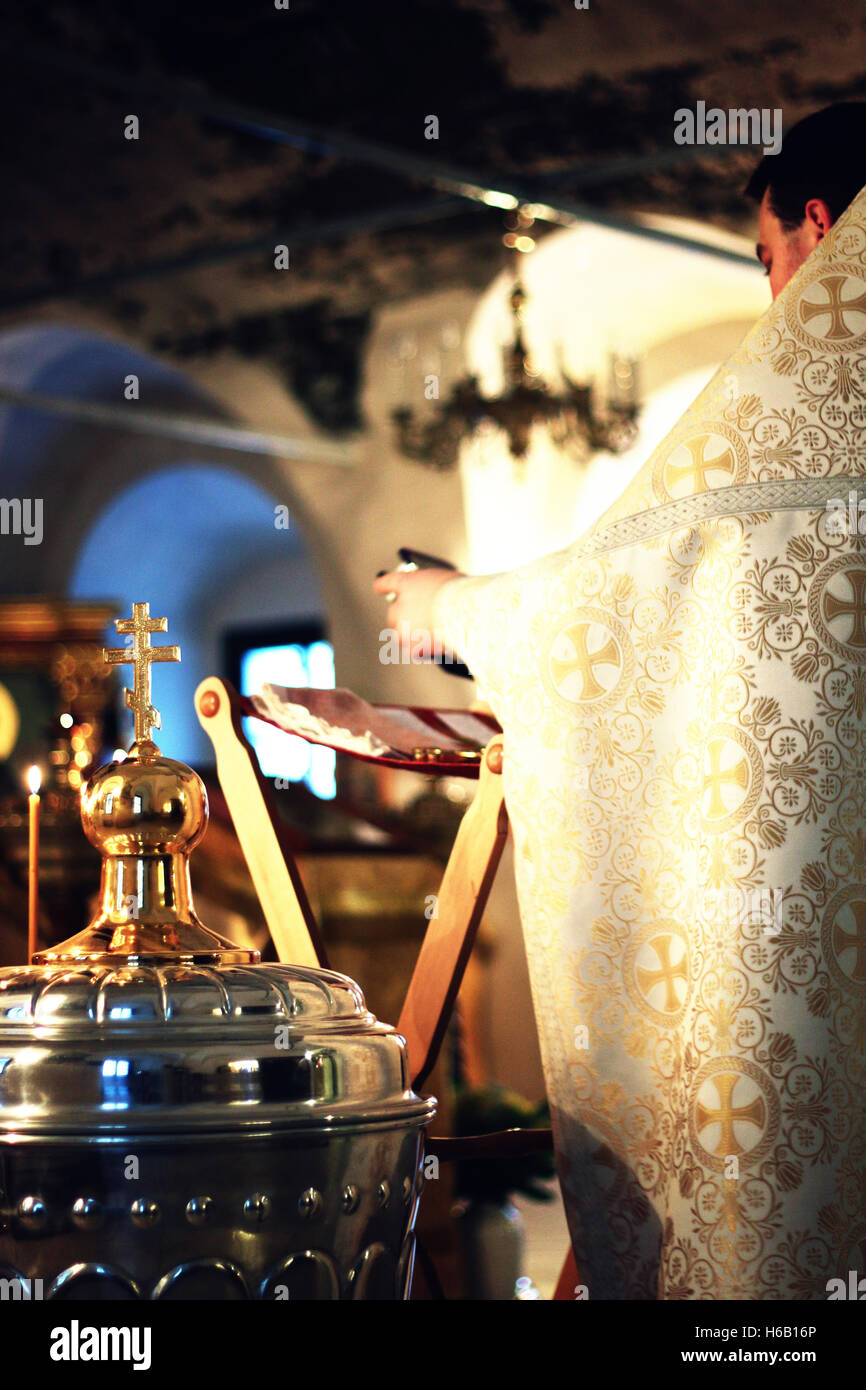 Church service crosses Stock Photo - Alamy