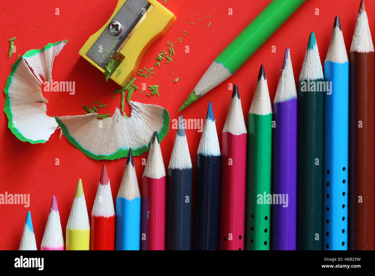 stationery red background Stock Photo - Alamy